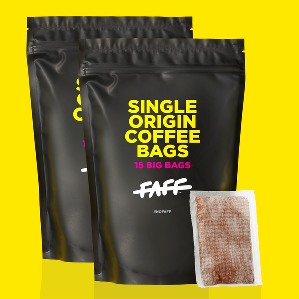 FAFF Coffee | Single Origin Coffee Bags | Big 15g Bags